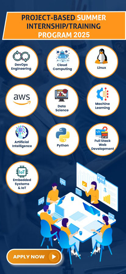 Project-Based Summer Internship & Training Program 2025 In Jaipur India